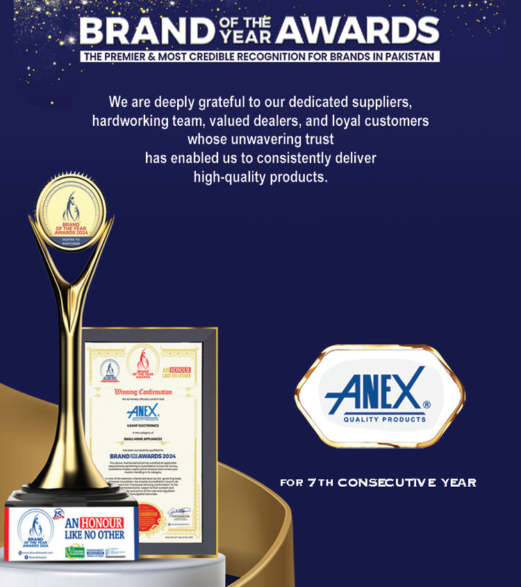Anex Pakistan | Premium Home Appliances for Modern Living